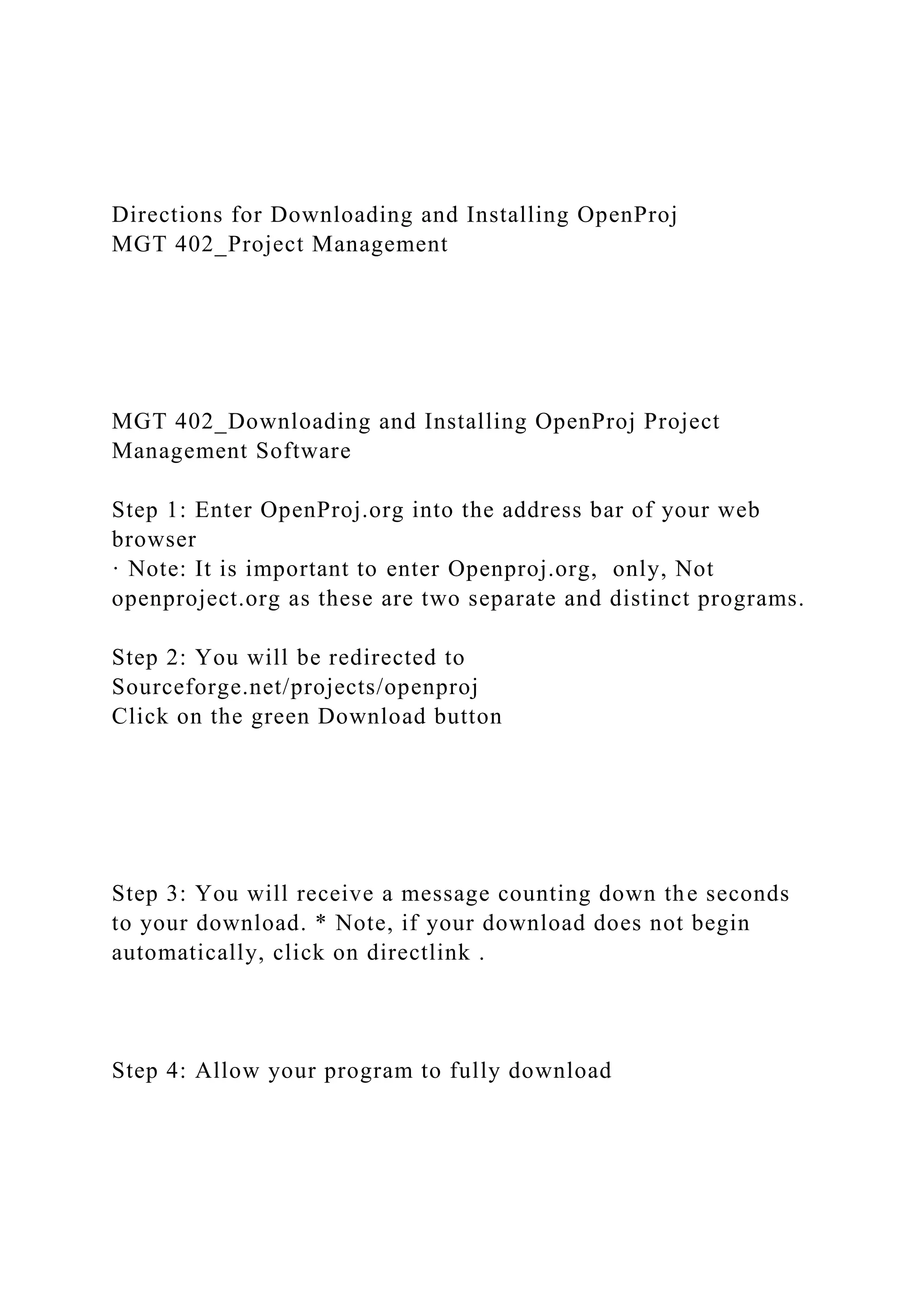 Directions for Downloading and Installing OpenProjMGT 402_Pro.docx