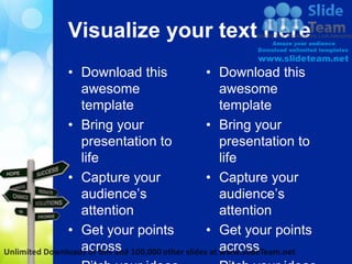 Direction sign success power point templates themes and backgrounds ppt ...