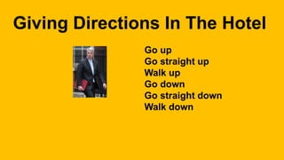 Directions in the hotel | PPTX