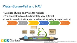 Directions NA Water-Agile-Fall methodology and NAV implementation | PPT