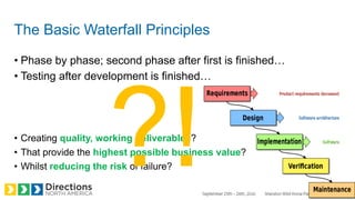 Directions NA Water-Agile-Fall methodology and NAV implementation | PPSX