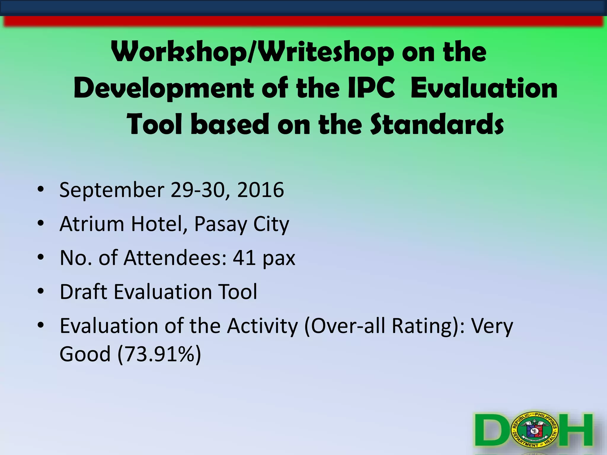 Directions of IPC in the Philippines | PDF | Infectious Diseases ...