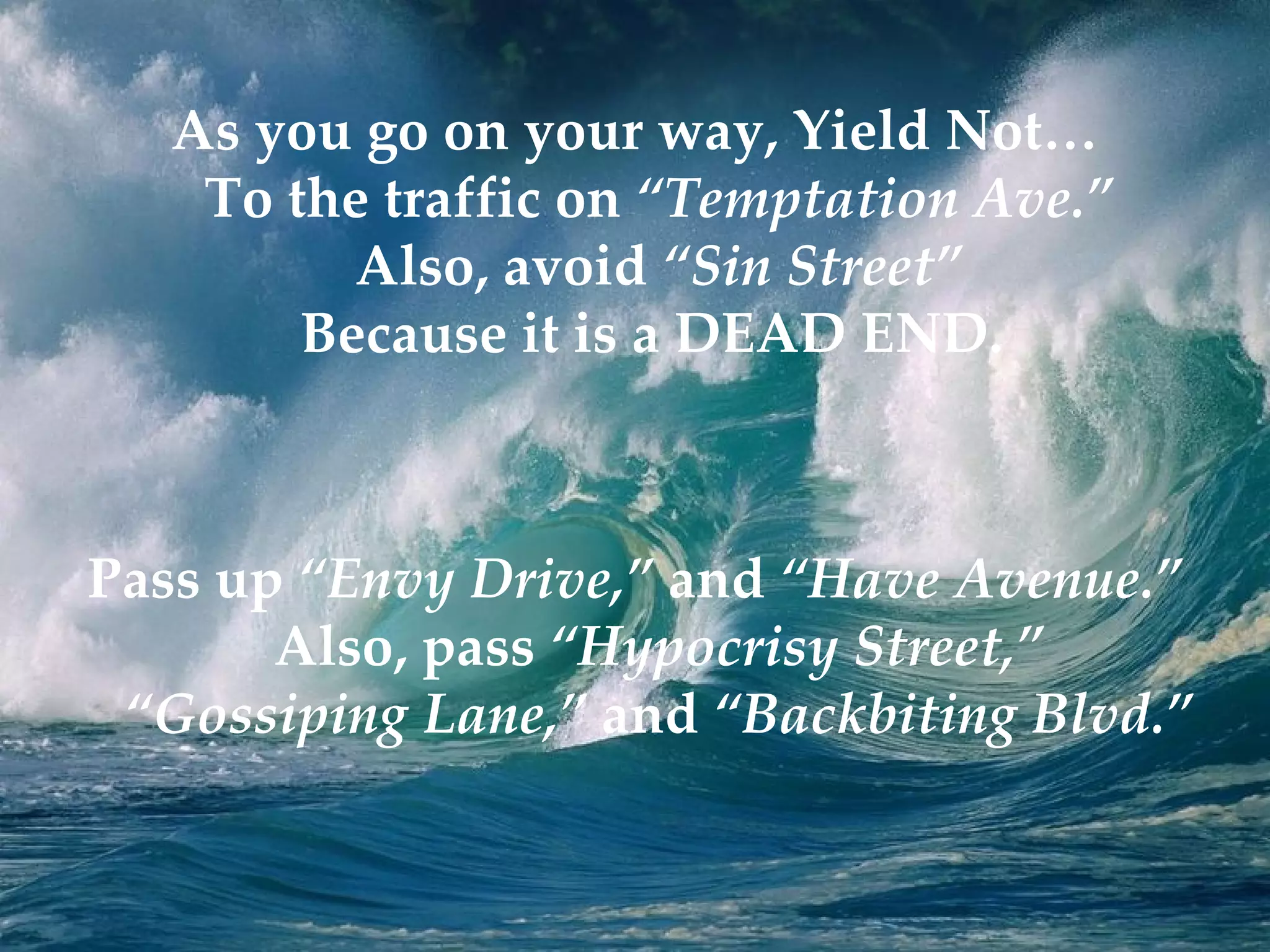 Directions To Gods House... | PPS