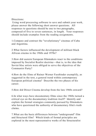 Directions Using word processing software to save and submit yo.docx