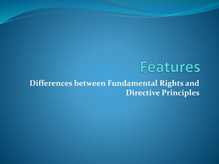 Directive principles of state policy | PPTX