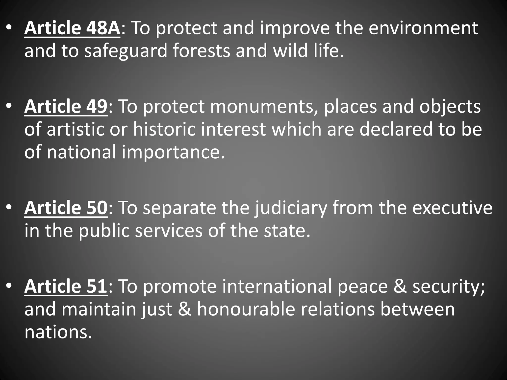 Directive principles of state policy | PPTX