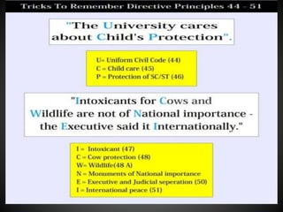 Directive principles of state policy | PPTX