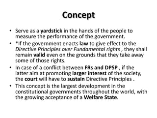Directive Principles of State Policy | PPTX