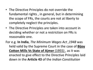 Directive Principles of State Policy | PPTX