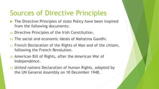 Directive principles of state policy | PPTX