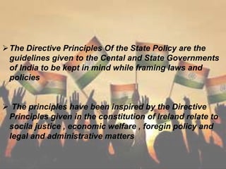 Directive principles of state policy | PPT