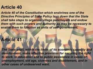 Directive principles of state policy | PPT