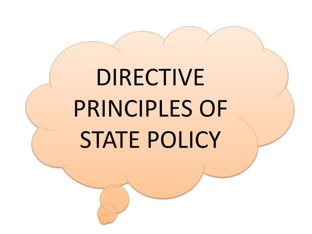 Directive principles of state policy | PPTX