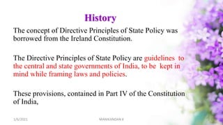 DIRECTIVE PRINCIPLES OF STATE POLICY IN INDIA | PPT