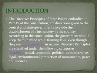 DIRECTIVE PRINCIPLES OF STATE POLICY IN INDIA.ppt