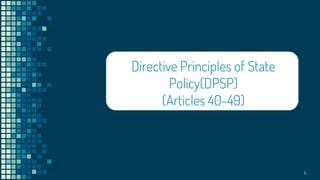 Directive principles of state policy part ii | PPTX