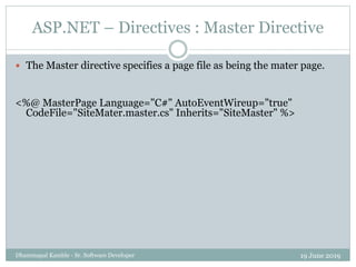ASP.NET - Directives | PPT