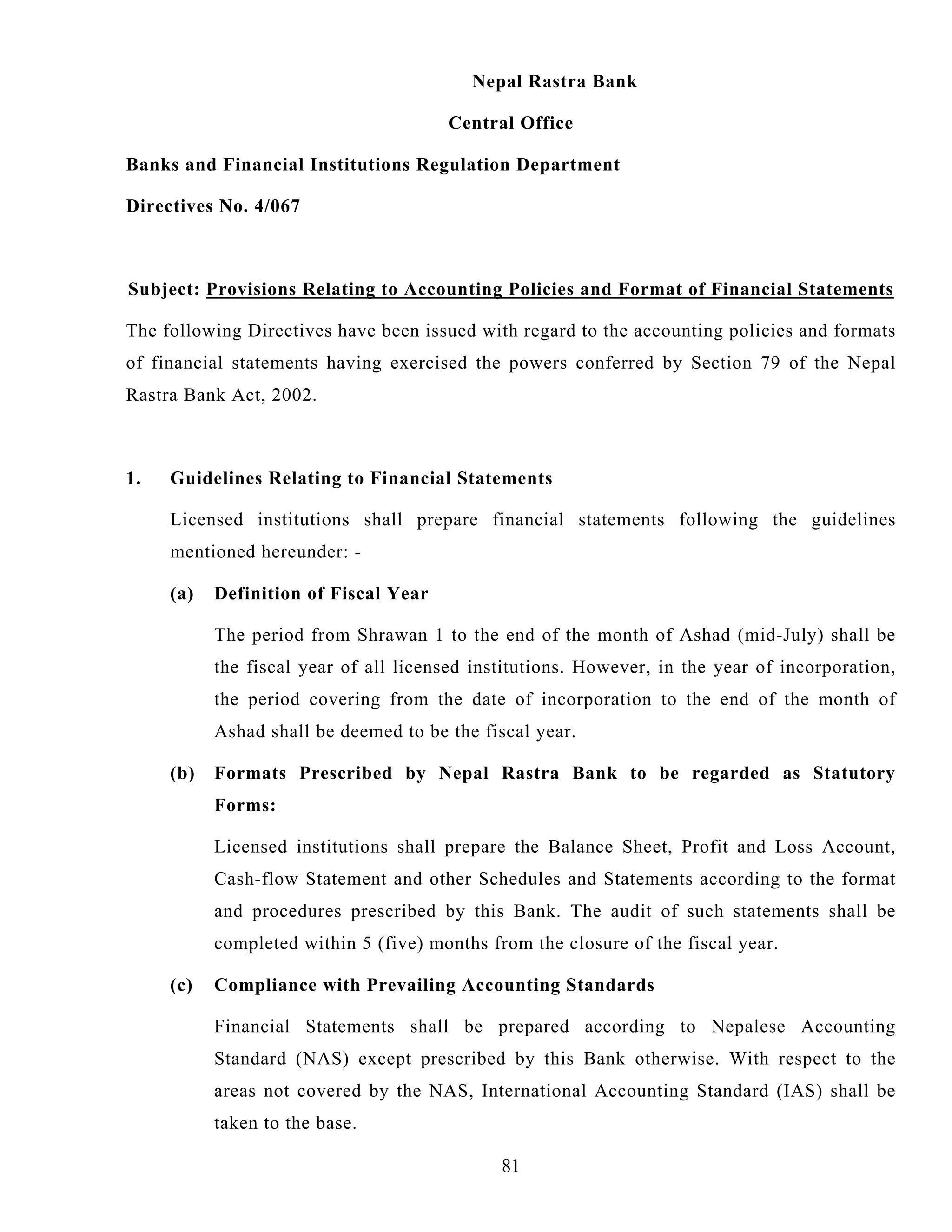 Directives -unified directives -2067 _english (1) | PDF