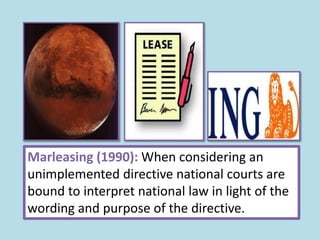 Directives and direct effect | PPT