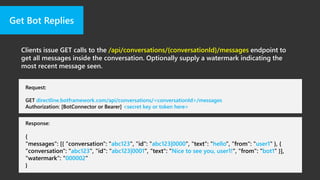 DirectLineAPI - Xamarin.Forms App and Bot Framework Integration | PPTX