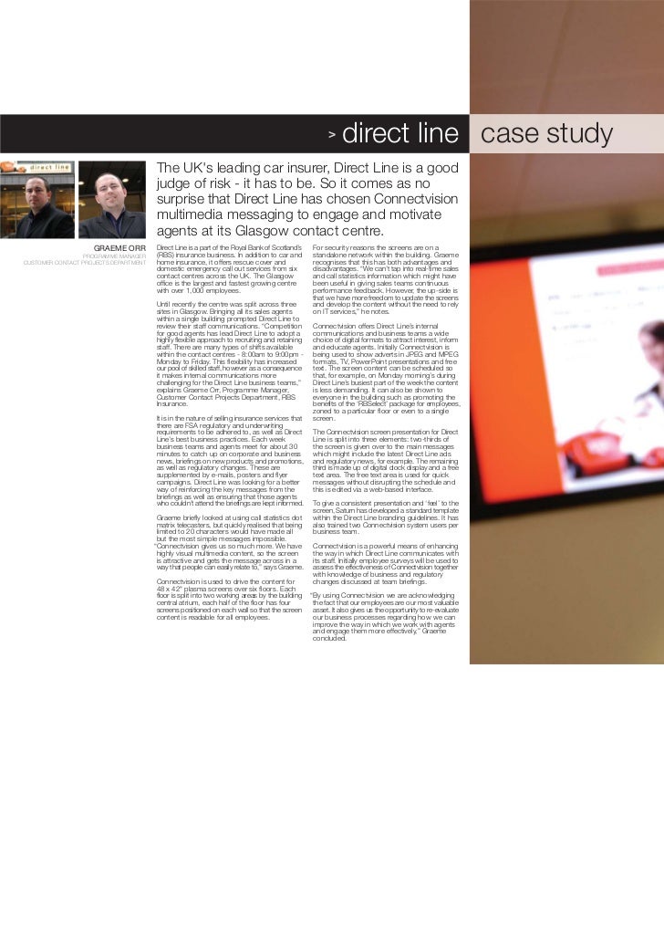 Direct Line Case Study