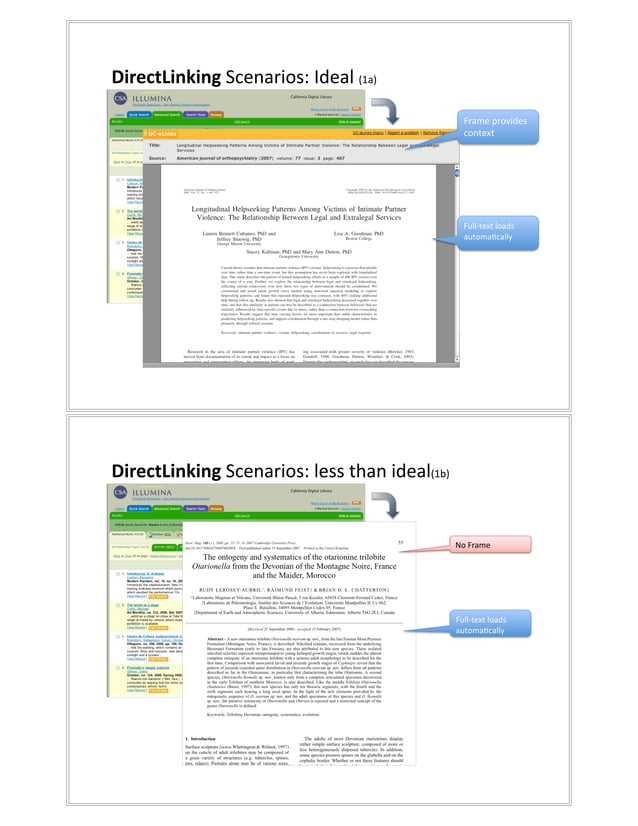 Linking in a Frame Introduction | PPT
