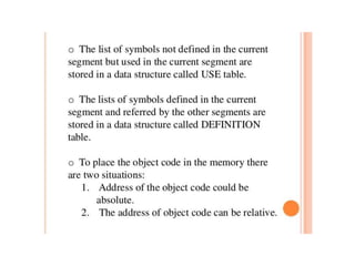 Direct linking loader | PPT
