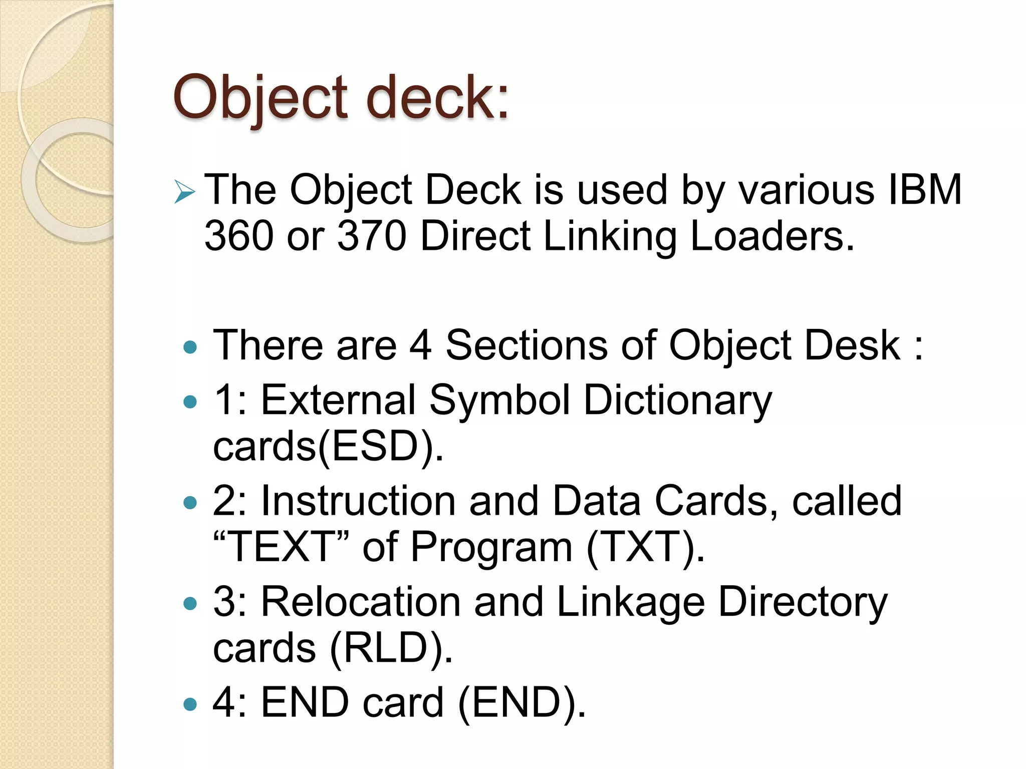 Direct linking loaders | PPTX