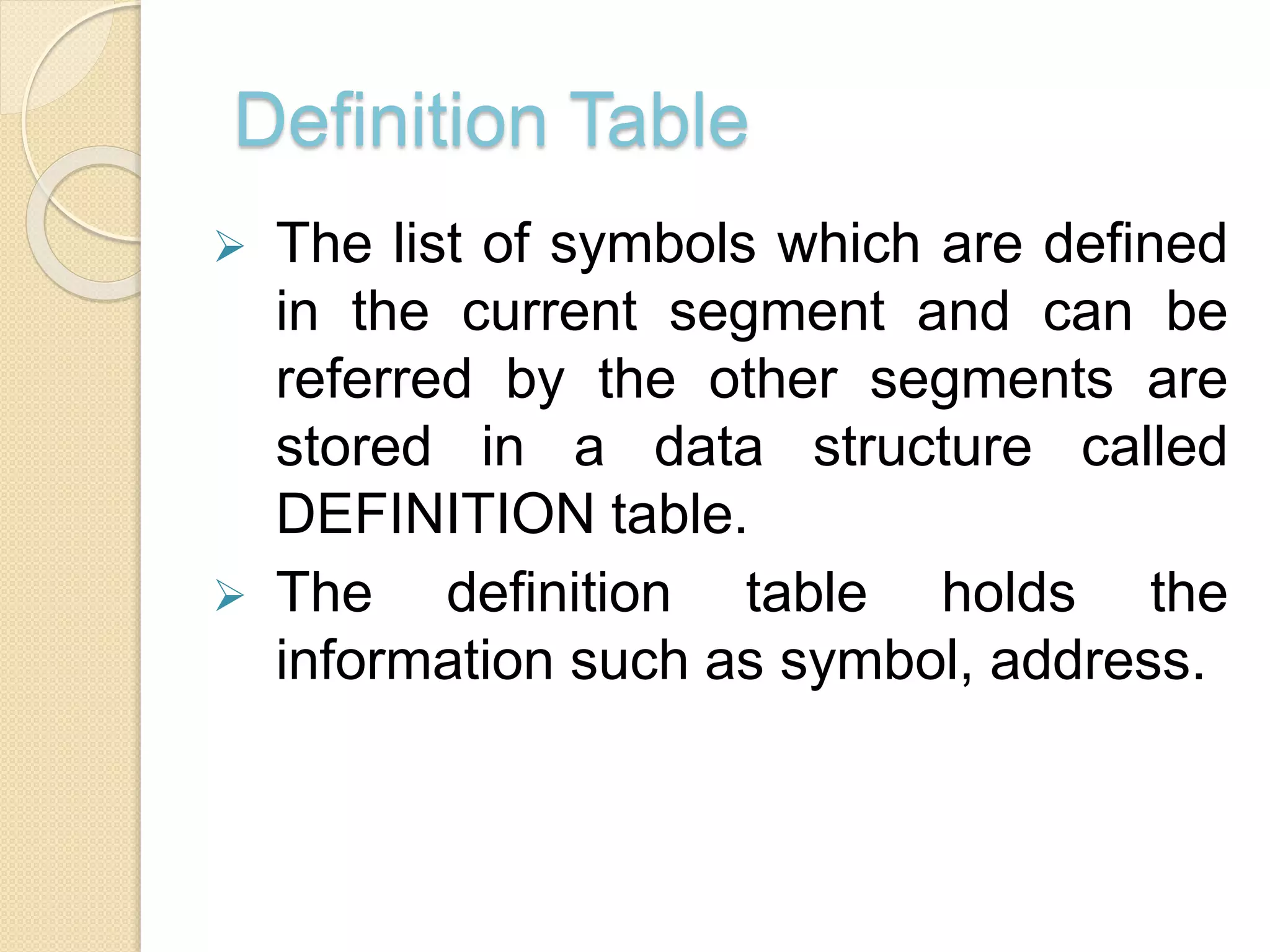 Direct linking loaders | PPTX