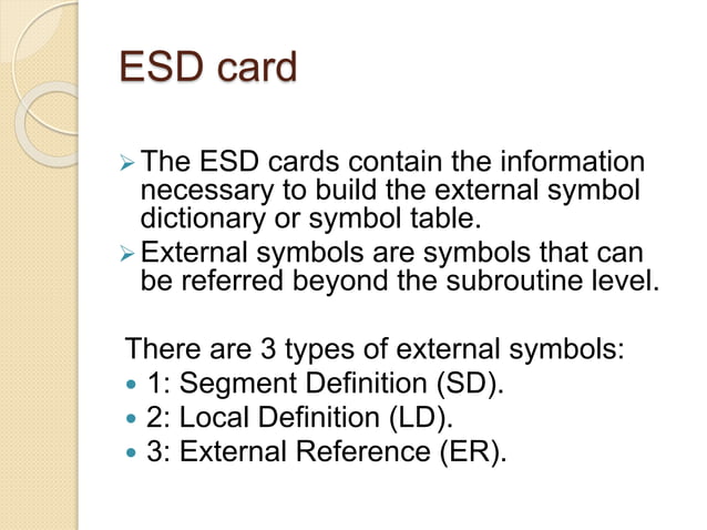 Direct linking loaders | PPTX