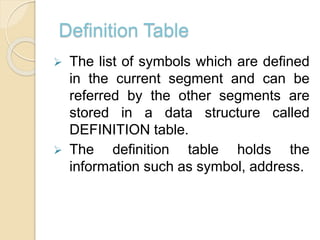 Direct linking loaders | PPTX