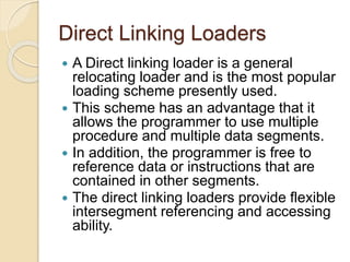 Direct linking loaders | PPT