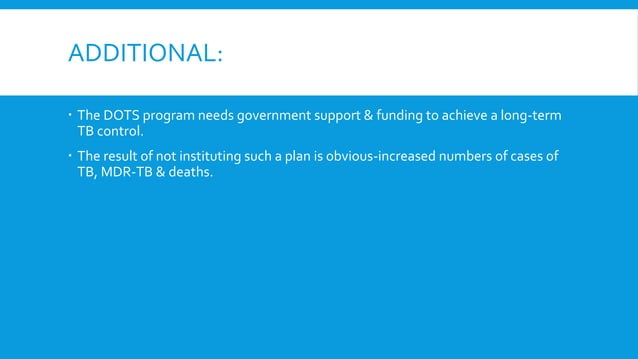 Directly observed treatment short course | PPTX