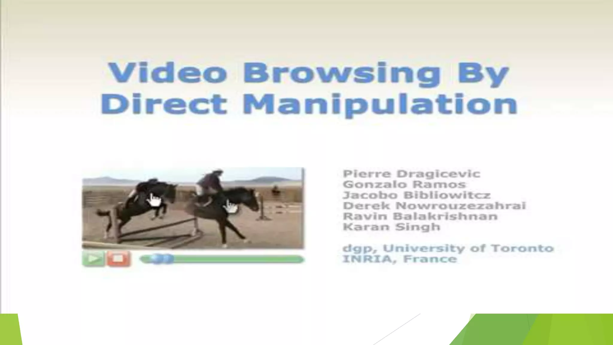 Direct Manipulation Ppt Pptx Graphics Software Computer Software And Applications