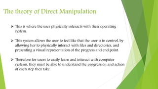 Direct manipulation - ppt | PPTX