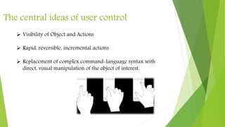 Direct manipulation - ppt | PPTX