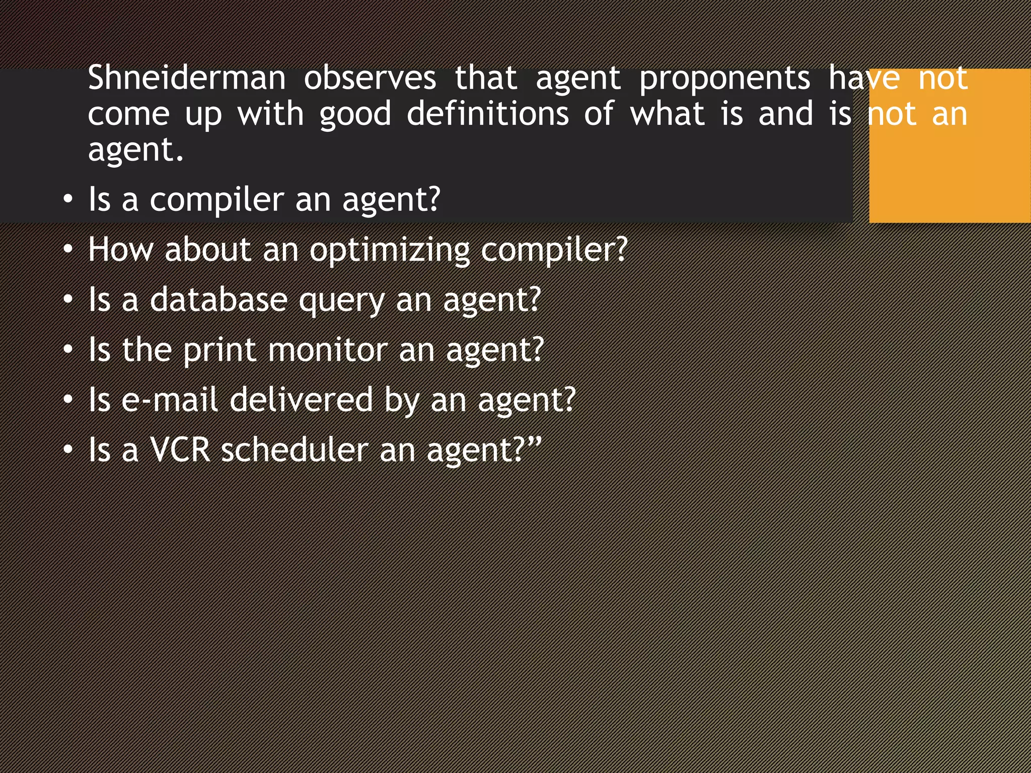 Direct manipulation versus agents predictables | PPT