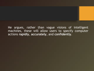 Direct manipulation versus agents predictables | PPT