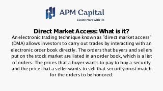 Direct Market Access | PPTX