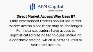 Direct Market Access | PPTX