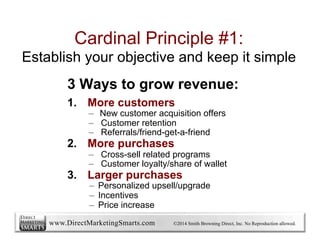 8 Cardinal Principles for Direct Marketing Success | PPT