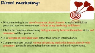 Direct marketing and direct selling | PPTX