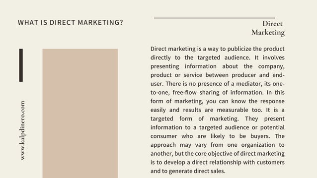 What is Direct Marketing ? | PPT