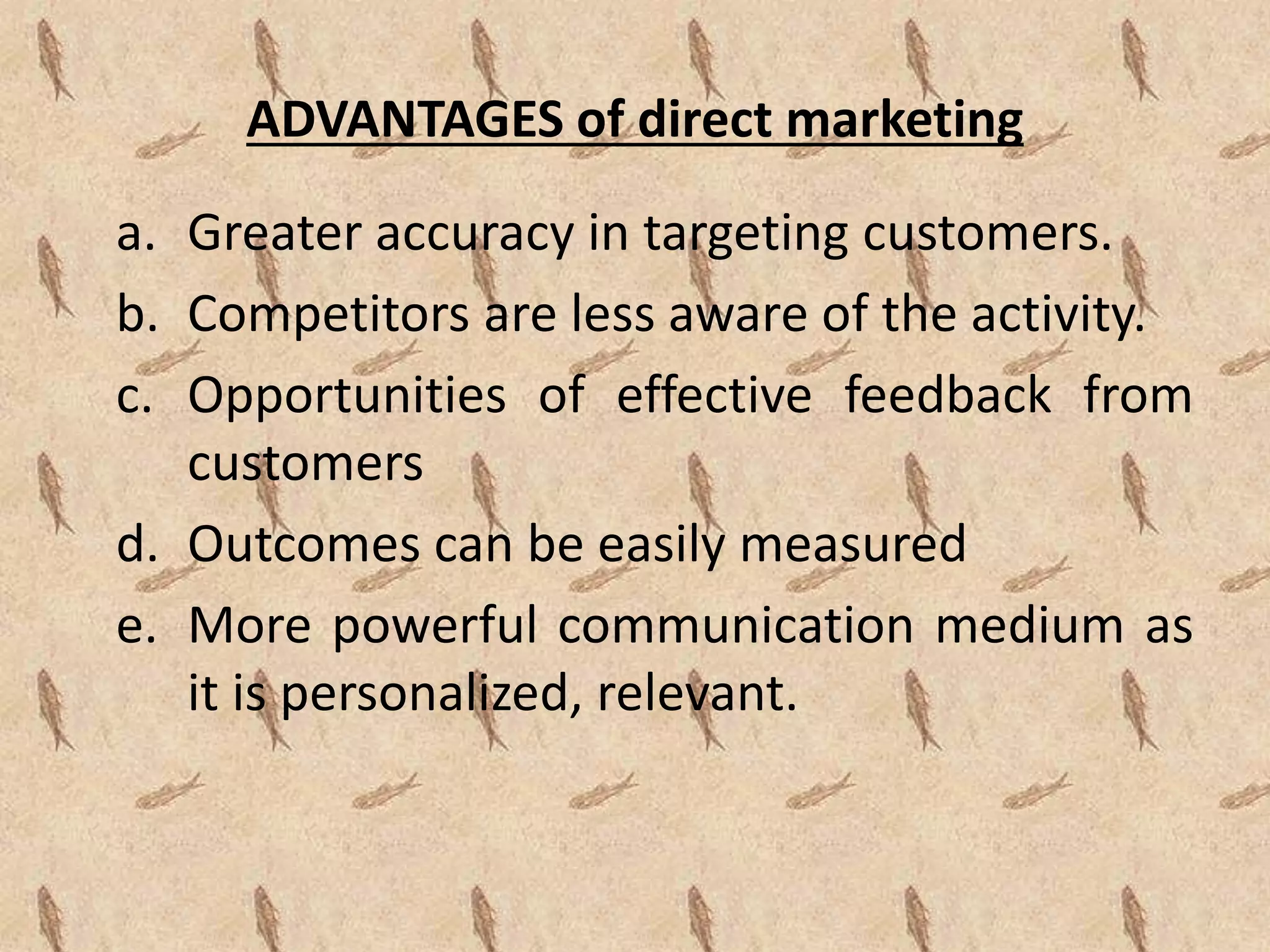 Direct marketing sem3 | PPTX