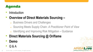 Direct Materials Sourcing & Procurement Strategies - Accelerating ...