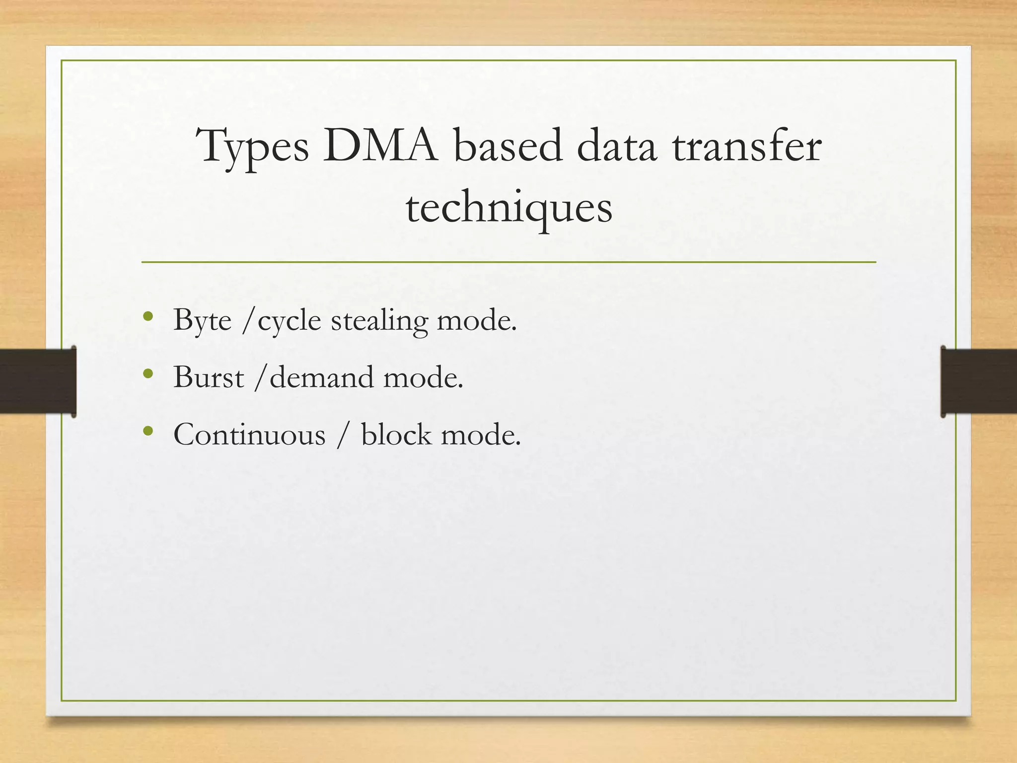 Direct memory access | PPTX