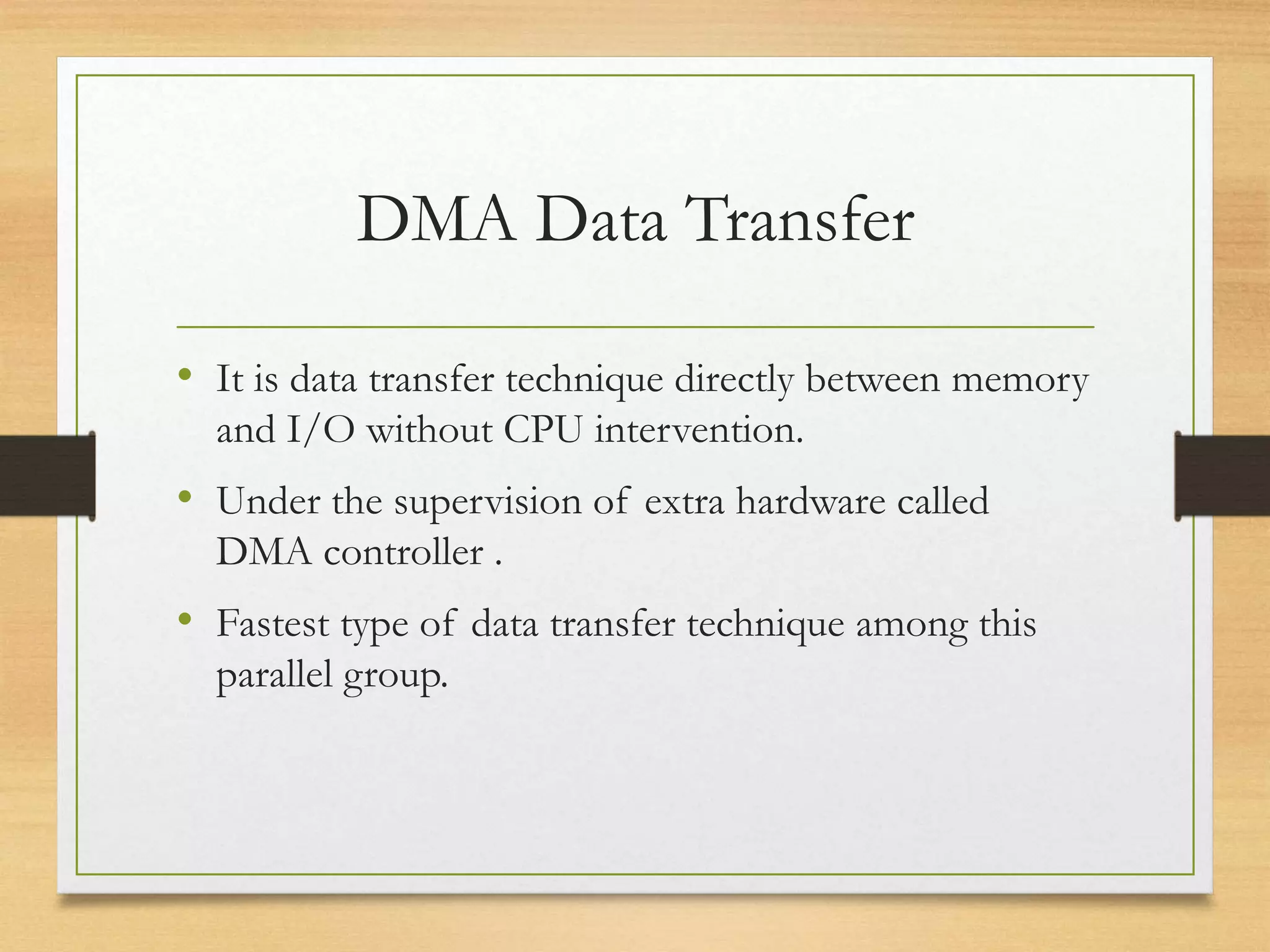 Direct memory access | PPTX
