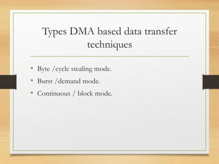Direct memory access | PPTX
