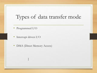 Direct memory access | PPTX