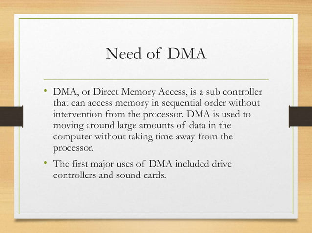 Direct memory access | PPTX
